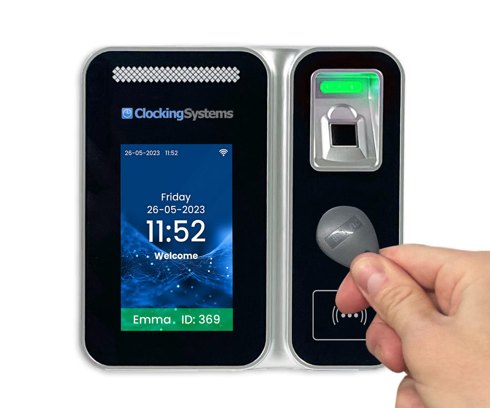 Fingerprint & Proximity Card Clocking in Machine + FREE Cloud Software ...