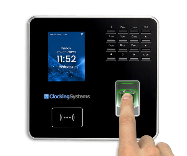 BioTime Fingerprint & Proximity Card Clocking in Machine with Software – Clocking Systems