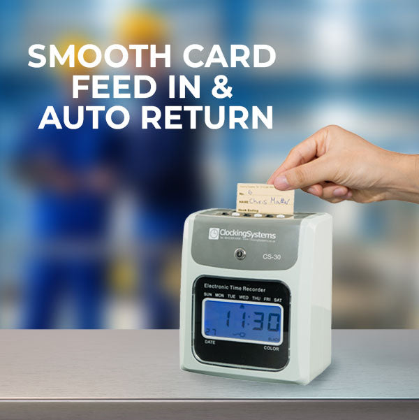 Clocking Systems CS-30 - Robust Clock Card Machine