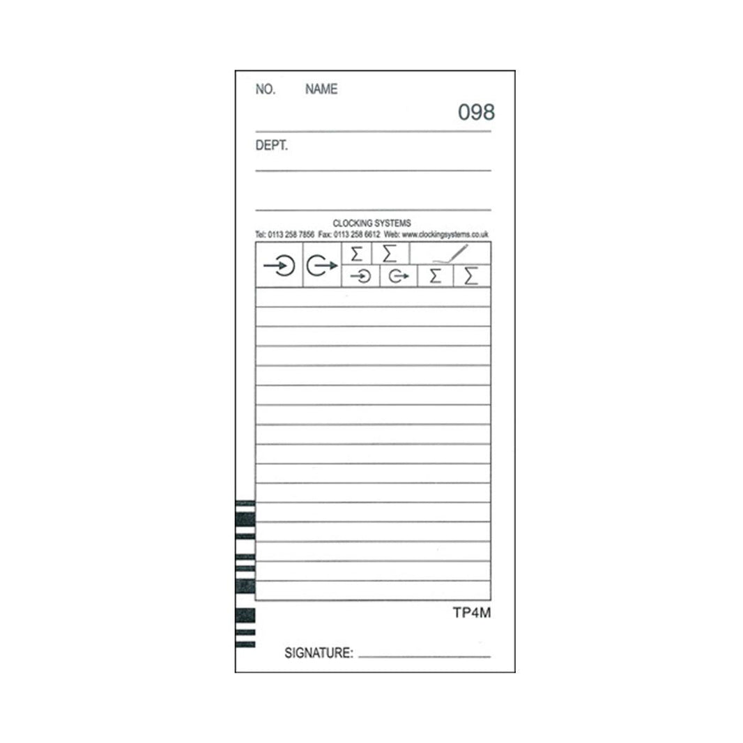 Clocking Cards – Clocking Systems