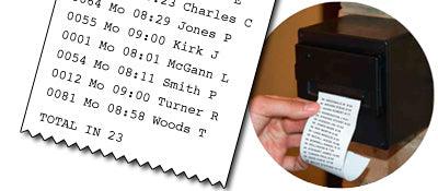 InTime Lite Roll Call Printer – Clocking Systems